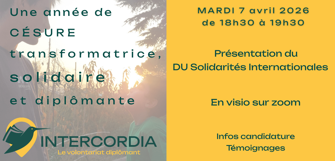 [En ligne] Le Volontariat diplômant par Intercordia - France-Volontaires